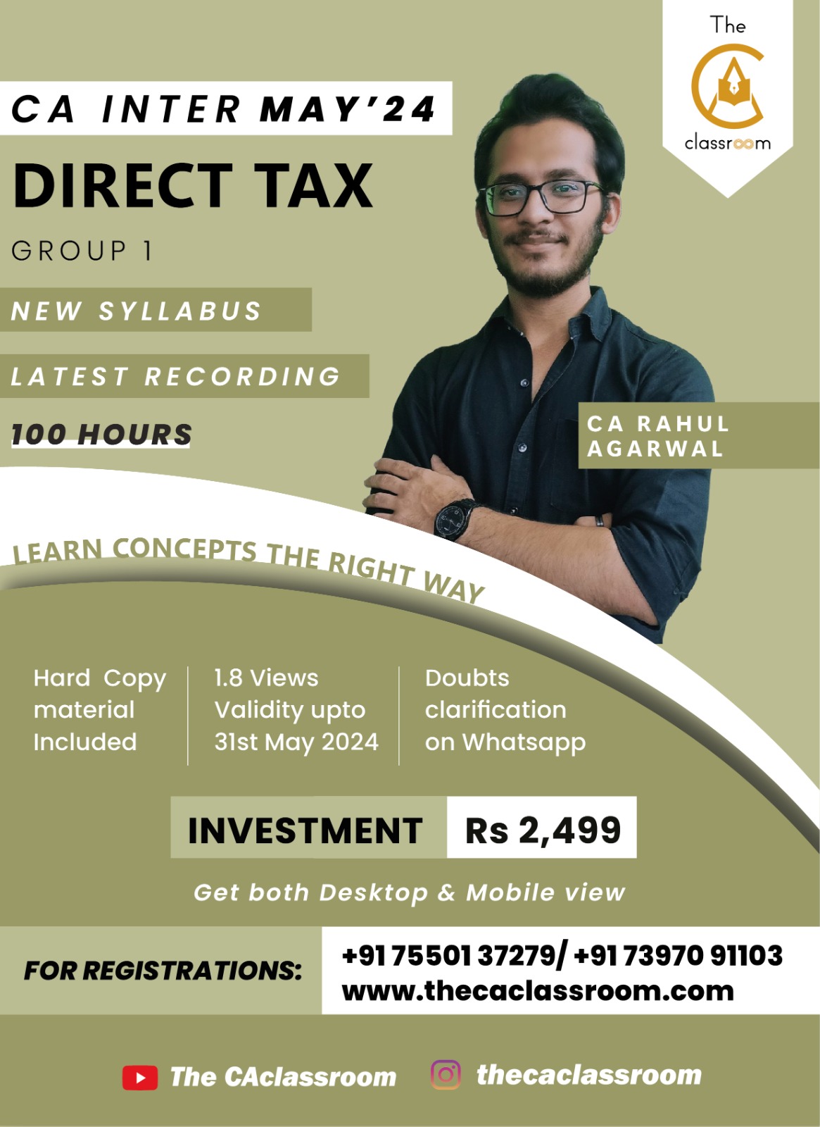 CA CS Karthik Manikonda - Passionate Professor of Corporate & Other Laws, Accounting, and ...